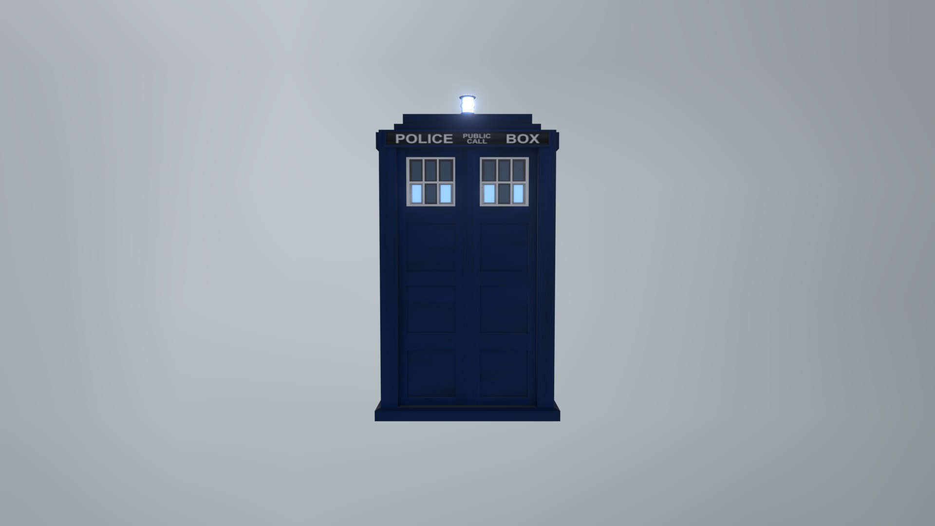 3D DOCTOR WHO - MATT SMITH TARDIS - Rogue Film Productions - TurboSquid ...