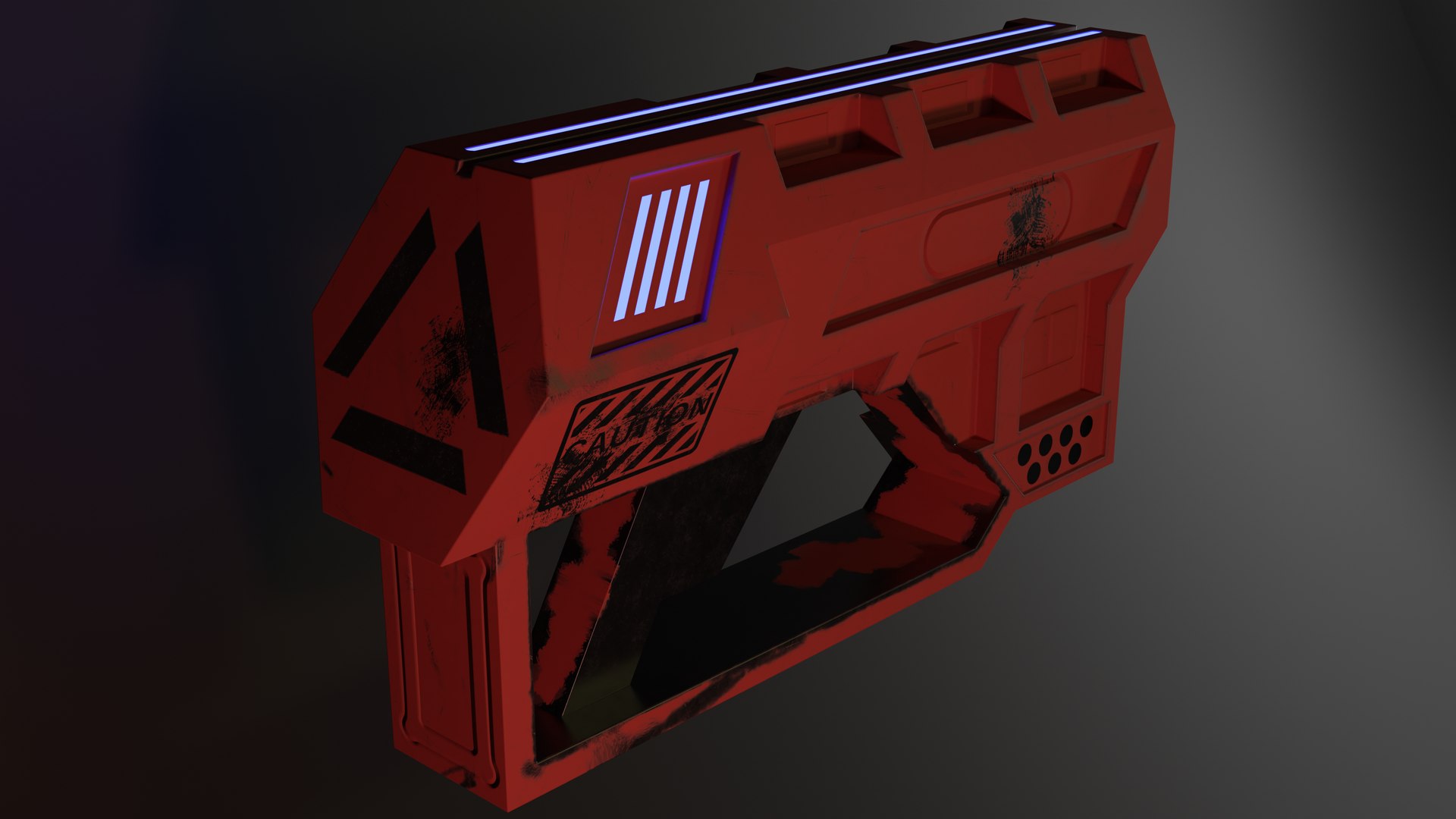 Laser gun 3D model - TurboSquid 1557095