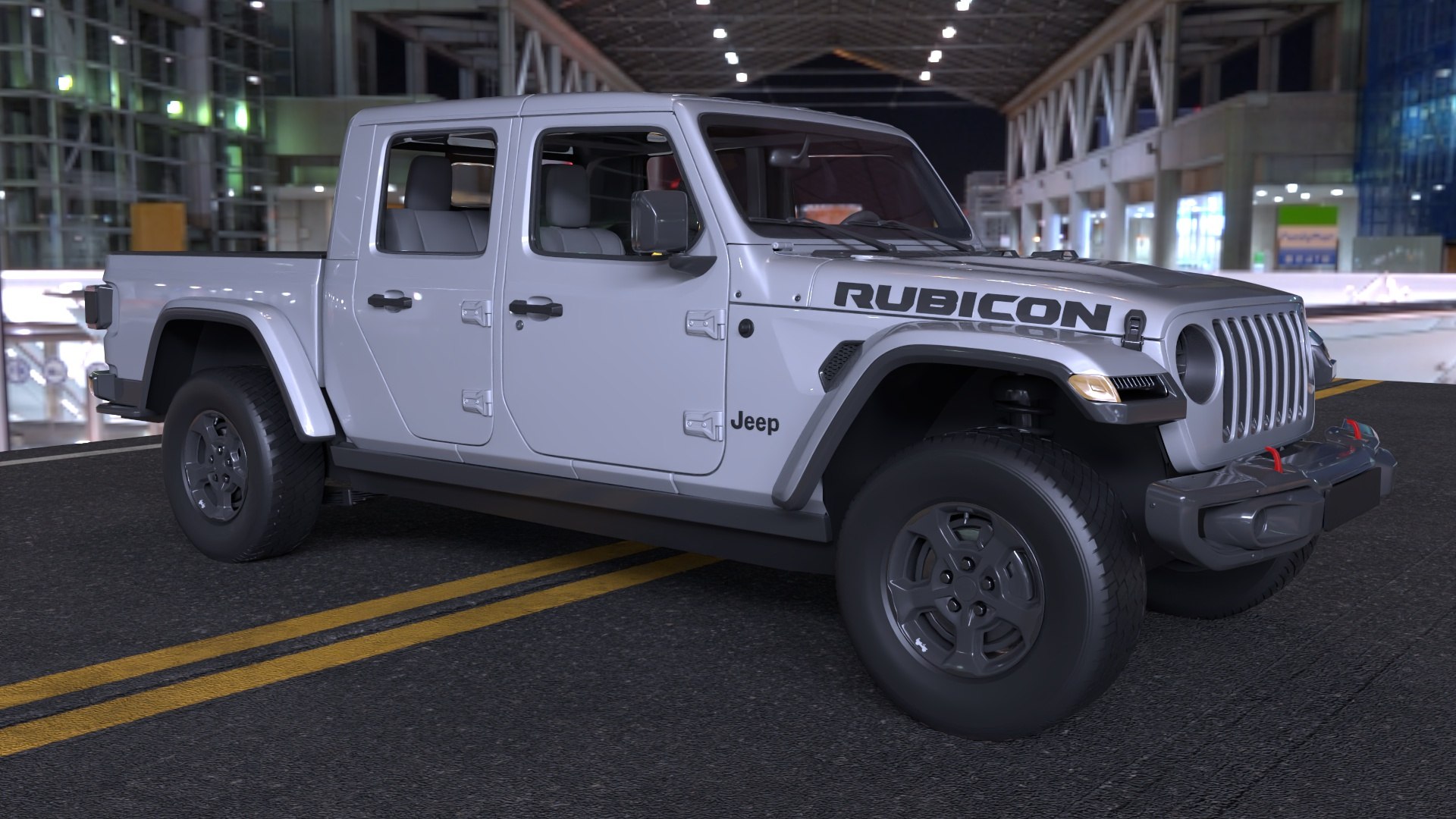 Jeep Gladiator Rubicon-Rigged And Render Ready-unreal-vray-redshift1 ...