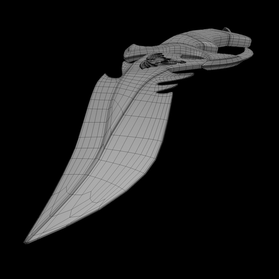Fantasy Dagger 3d Model