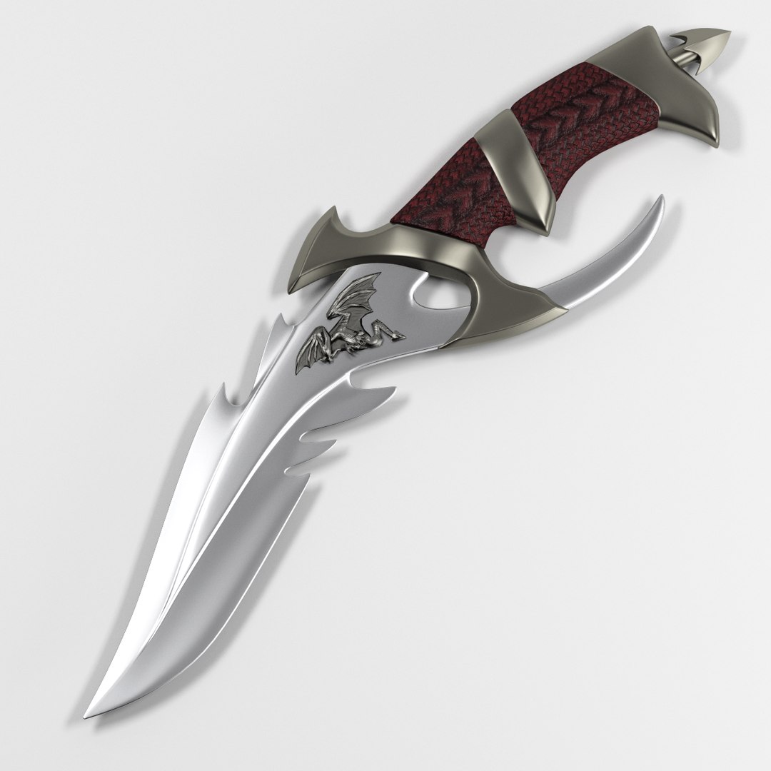 Fantasy Dagger 3d Model
