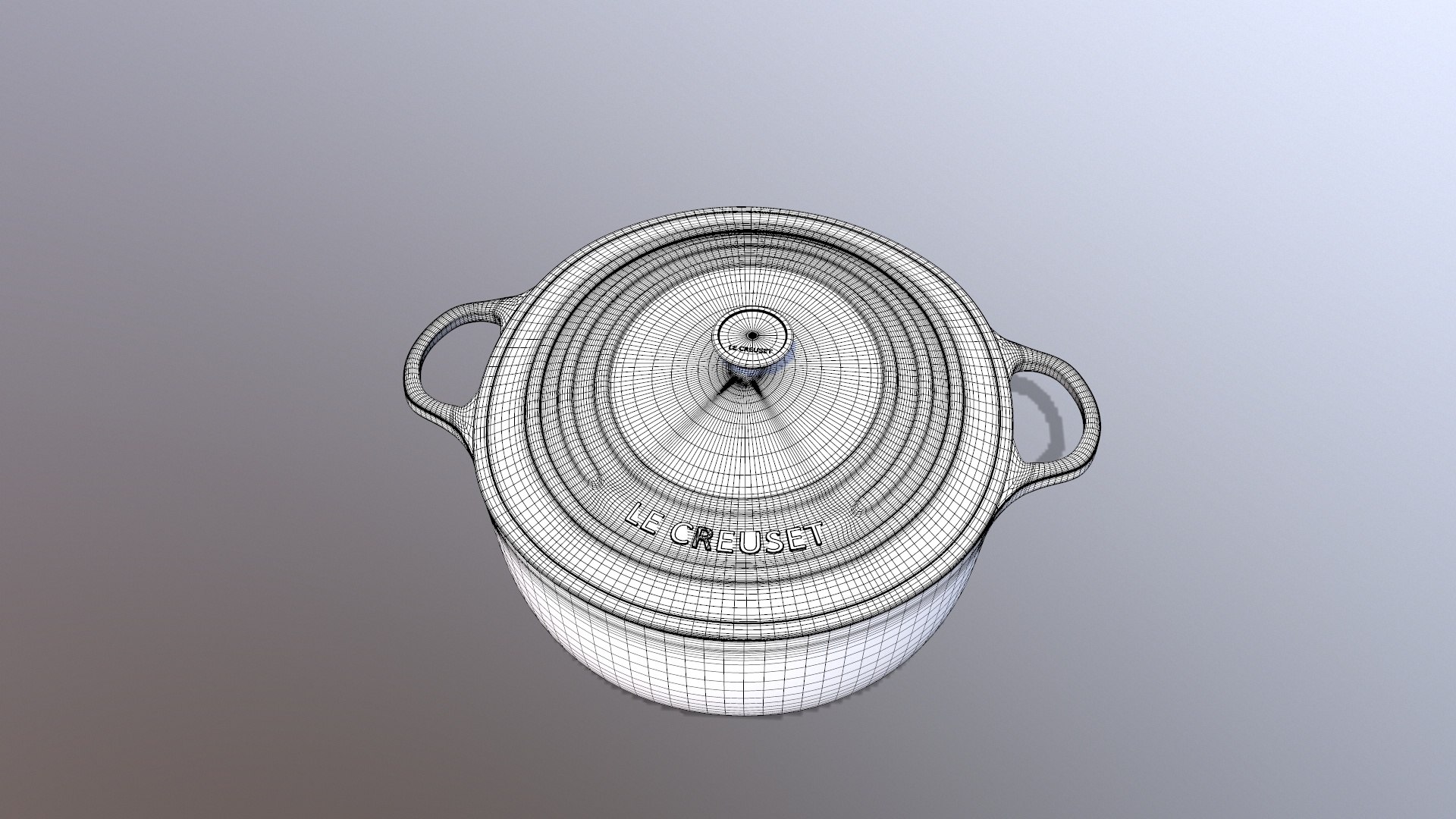 Le Creuset Cookware Model - TurboSquid 2238508