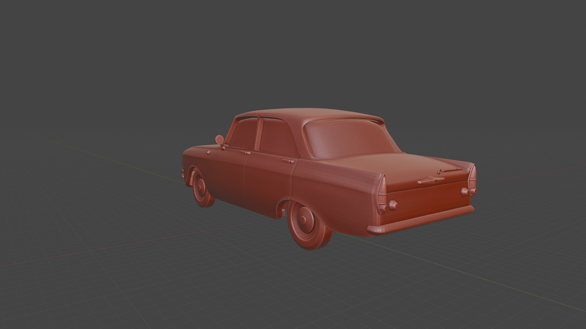 3D Model Moskvich 408 For 3d Printing - TurboSquid 2223739