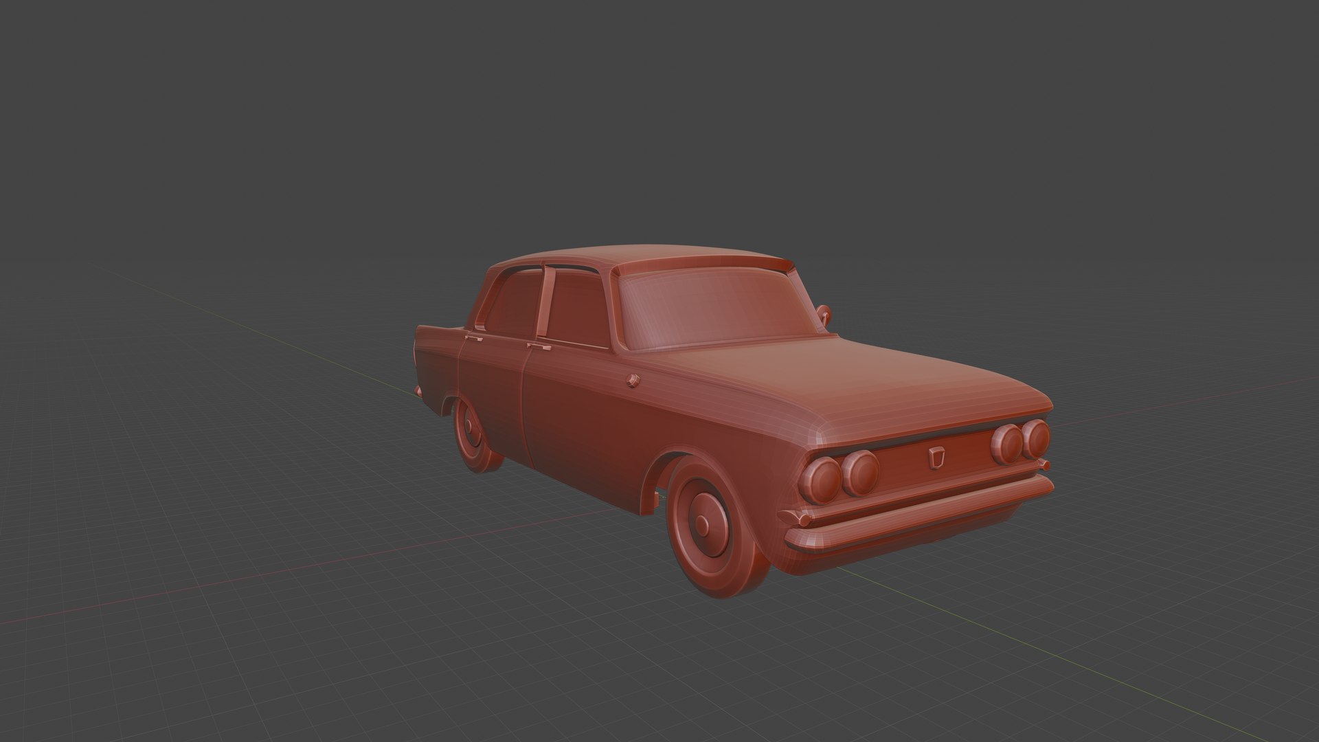 3D Model Moskvich 408 For 3d Printing - TurboSquid 2223739