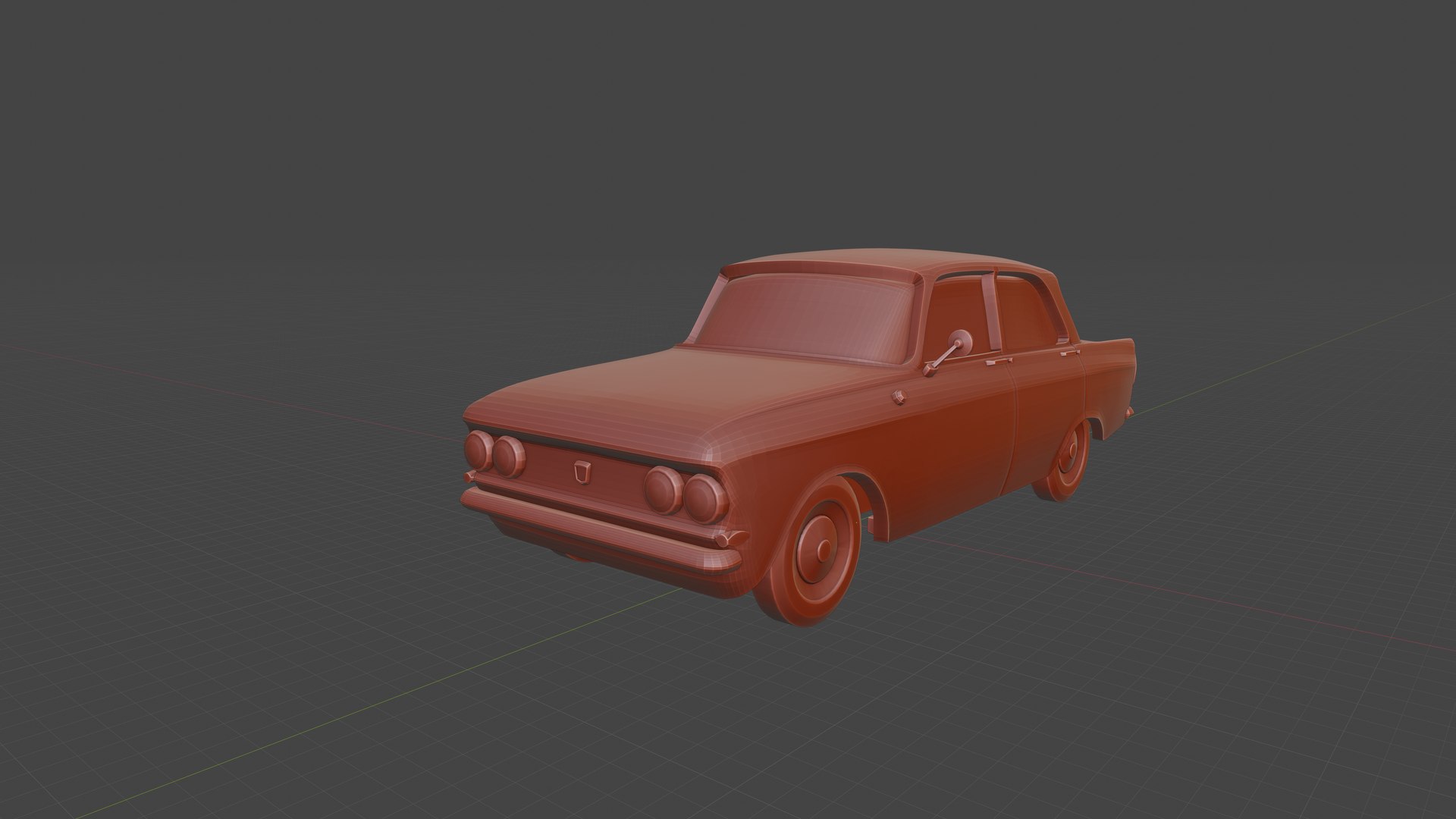 3D Model Moskvich 408 For 3d Printing - TurboSquid 2223739