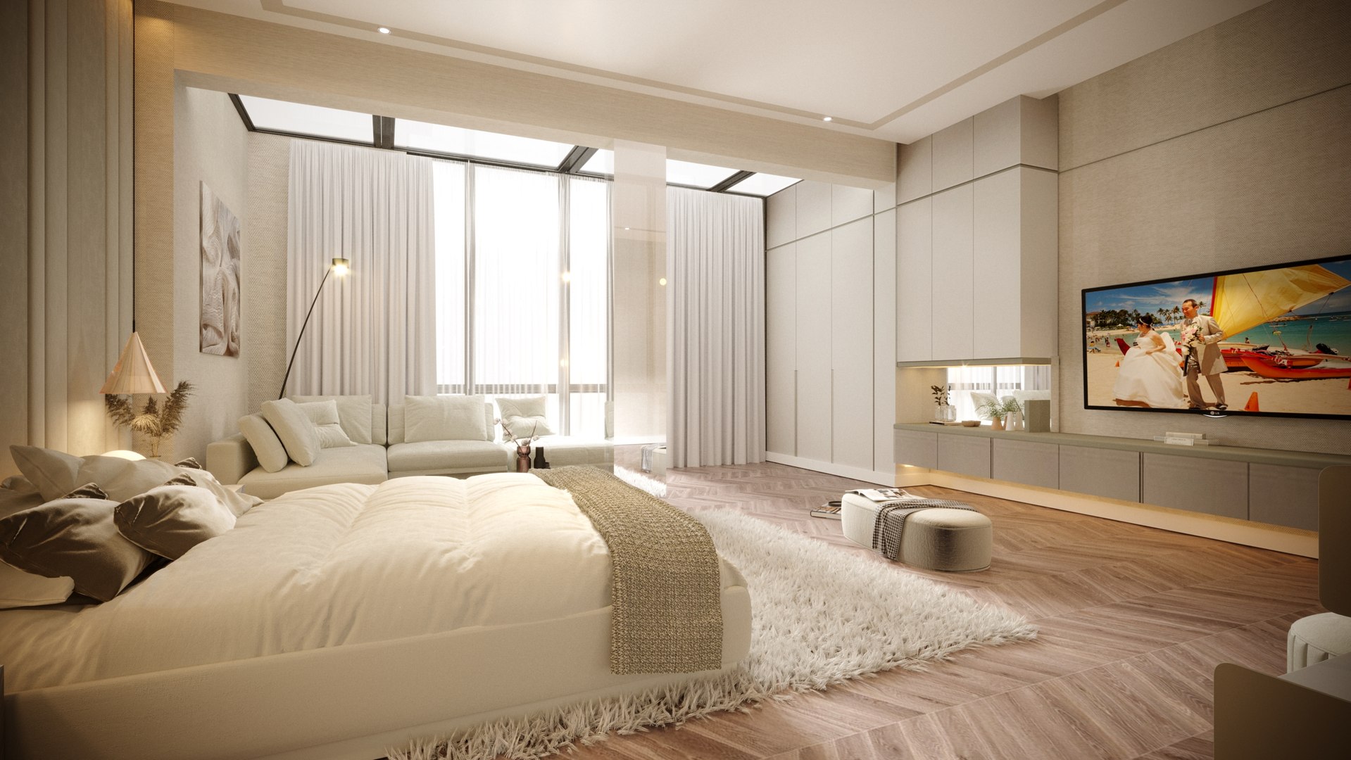 Interior Design Master Bedroom Model - TurboSquid 2099746