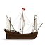 Caravel Sails Ship 3d Model