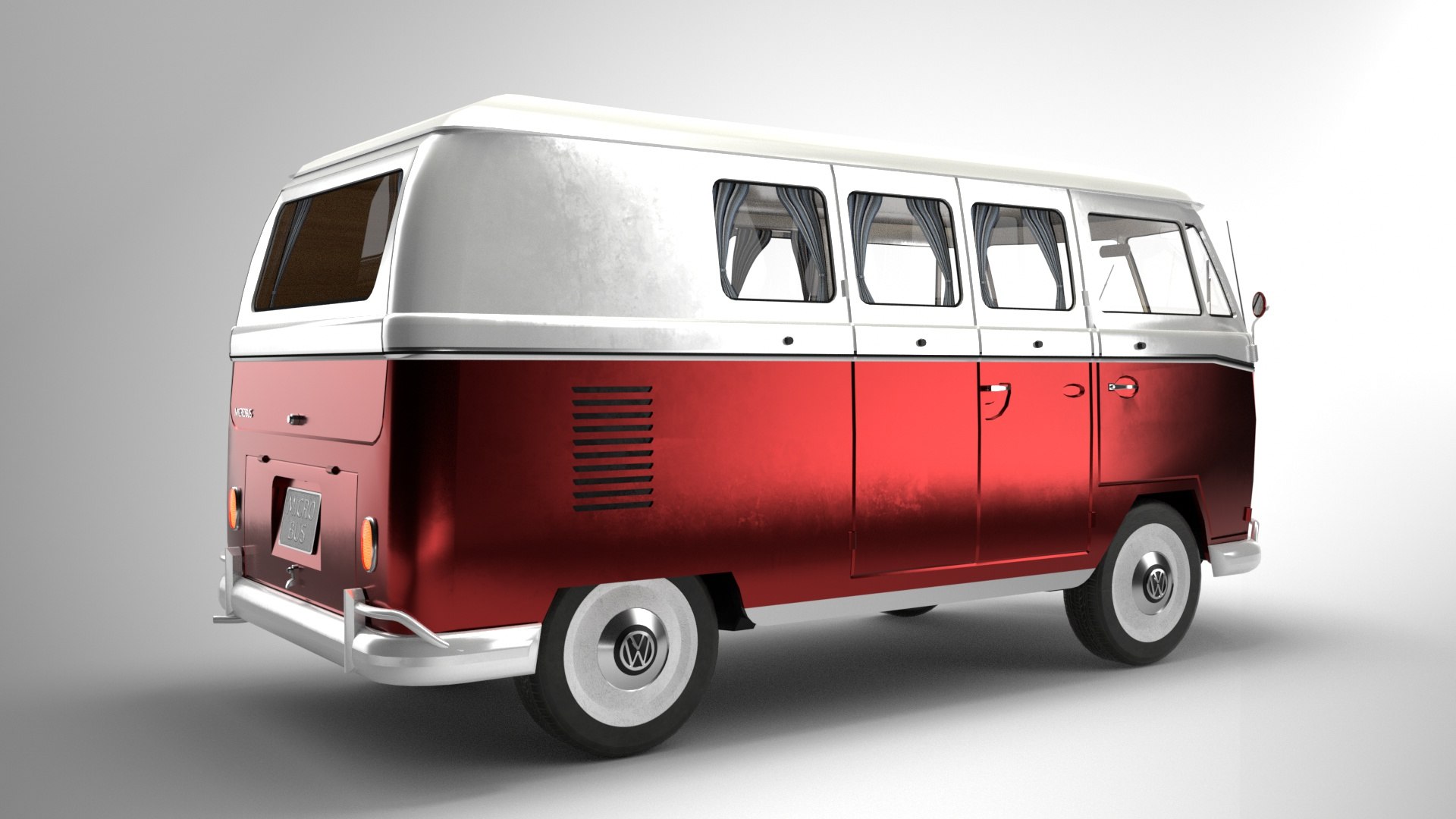3D Bus Microbus - TurboSquid 1600089