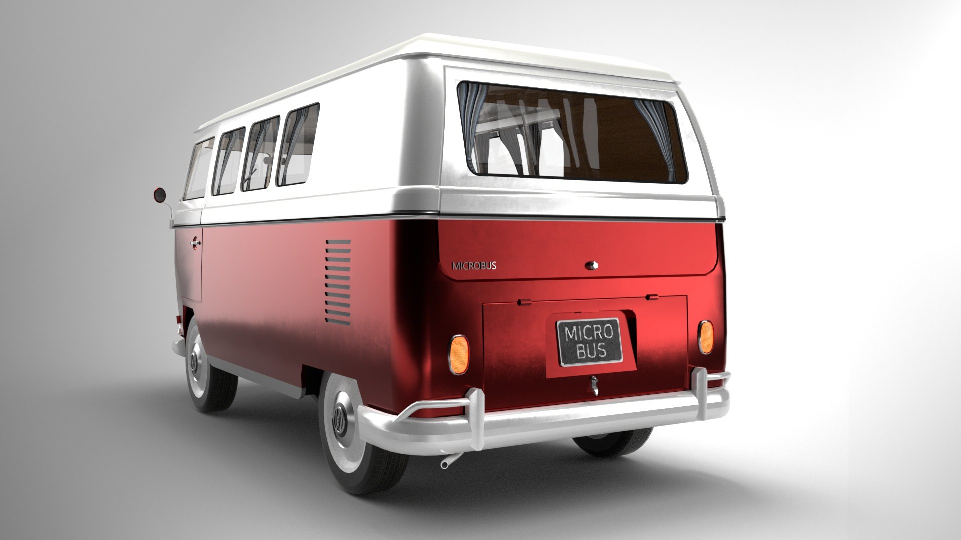3D Bus Microbus - TurboSquid 1600089