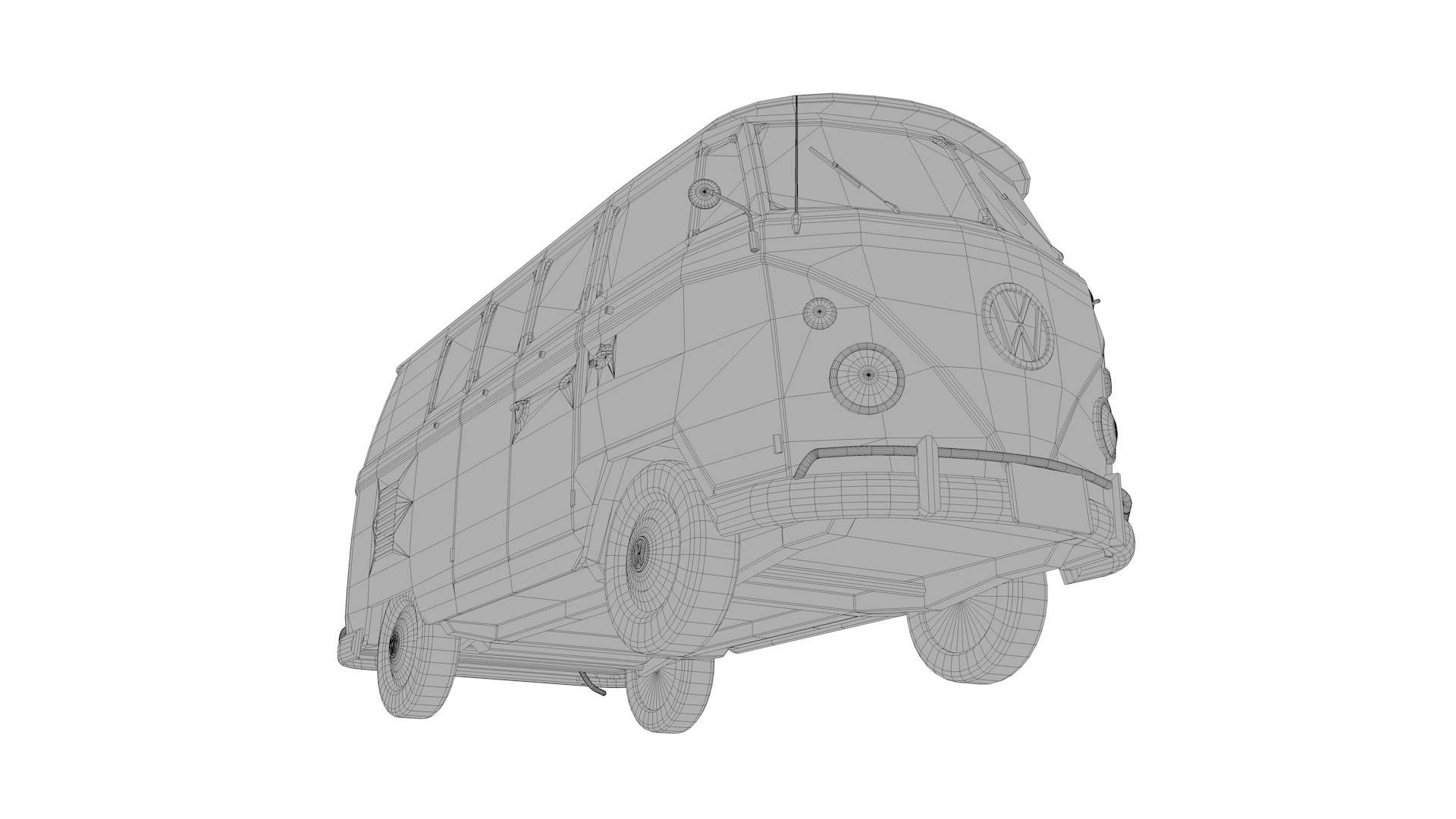 3D Bus Microbus - TurboSquid 1600089