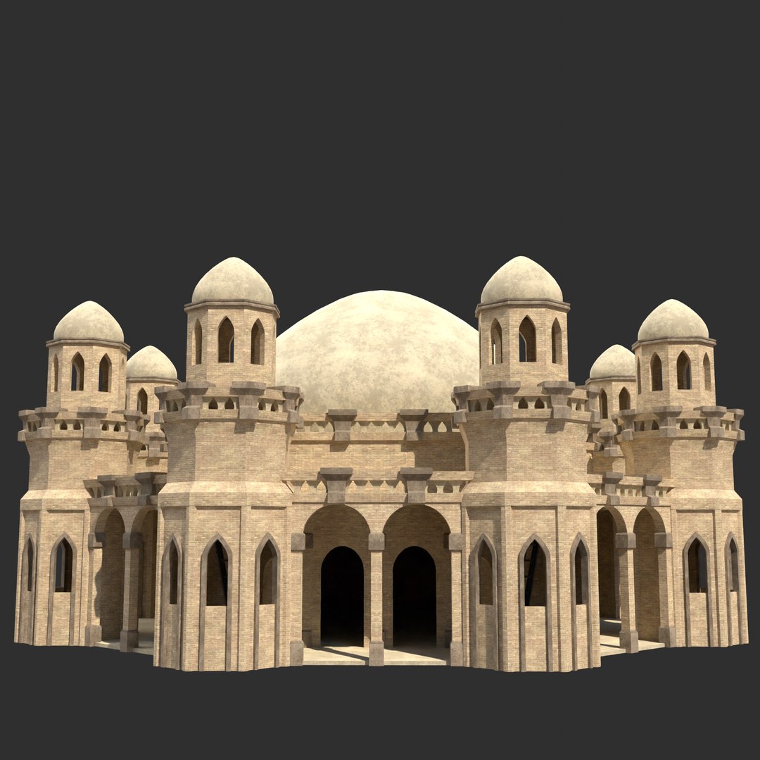 3D ARAB ARABIC DESERT TURKISH TEMPLE CHURCH COLLECTION - TurboSquid 2087066