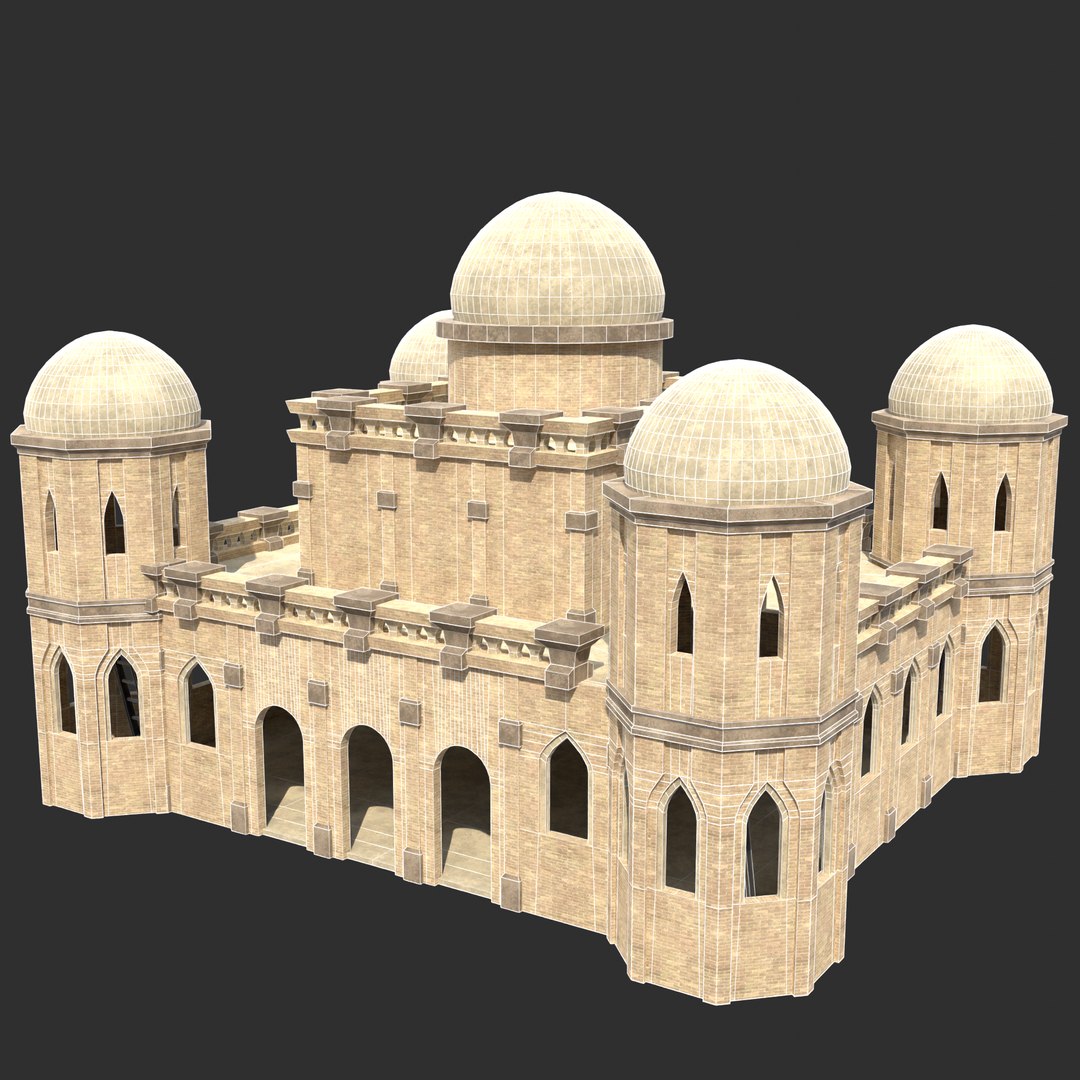 3D ARAB ARABIC DESERT TURKISH TEMPLE CHURCH COLLECTION - TurboSquid 2087066