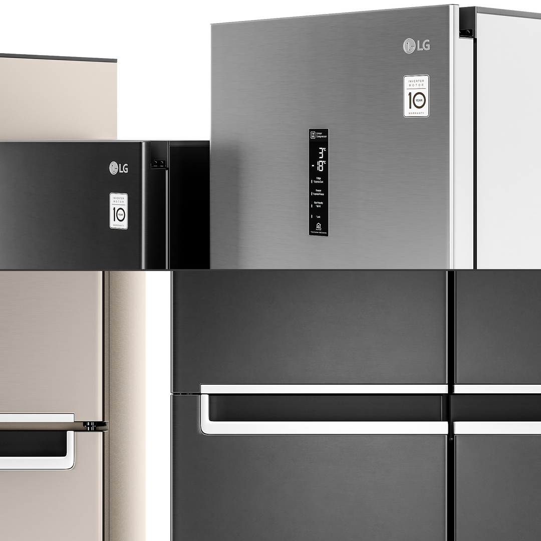 Refrigerators LG 3D model - TurboSquid 1761283