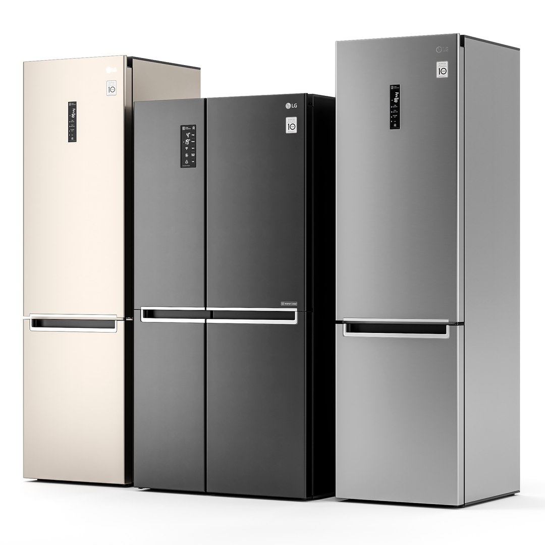 Refrigerators LG 3D model - TurboSquid 1761283