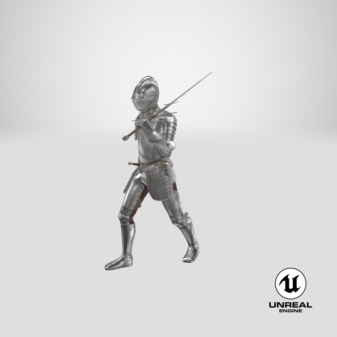 3D medieval knight plate armor - TurboSquid 1521100
