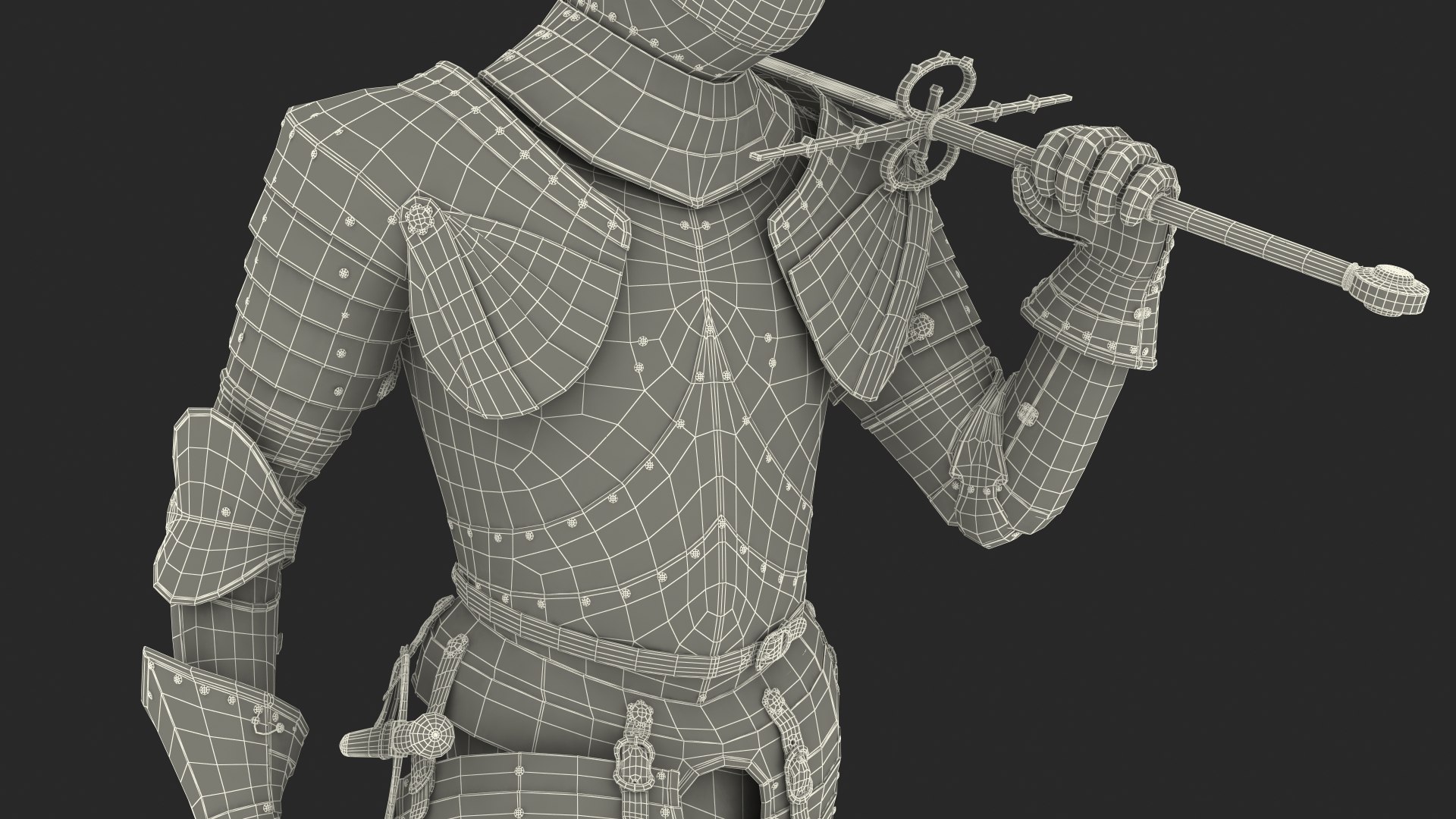 3D medieval knight plate armor - TurboSquid 1521100