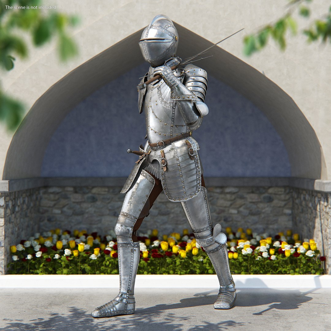 3D Medieval Knight Plate Armor - TurboSquid 1521100