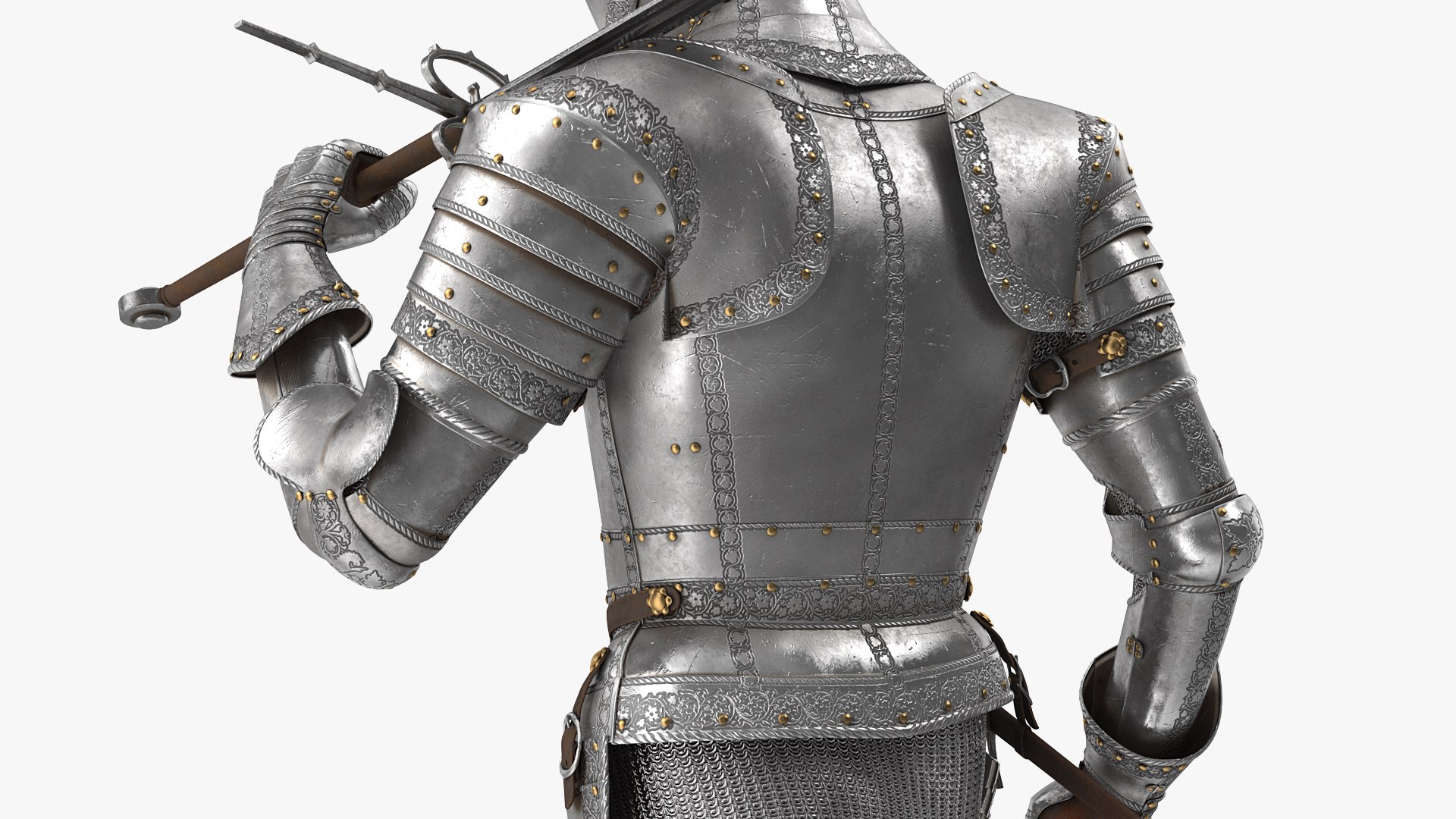 3D medieval knight plate armor - TurboSquid 1521100