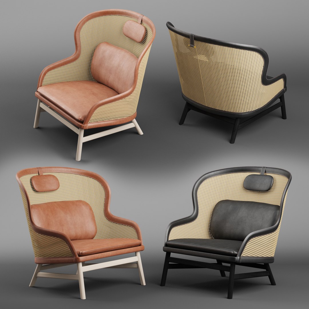 Dandy Armchair Chair 3D Model - TurboSquid 1348021