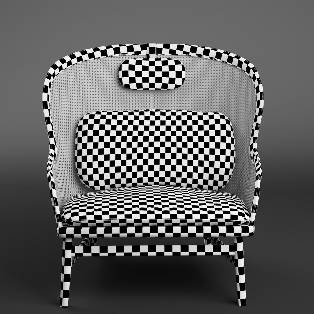 Dandy Armchair Chair 3D Model - TurboSquid 1348021