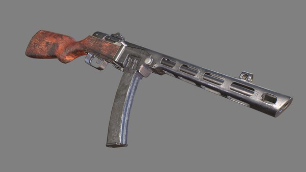 PPSh-41（完全分解ゲームモデル）3Dモデル - TurboSquid 1280609