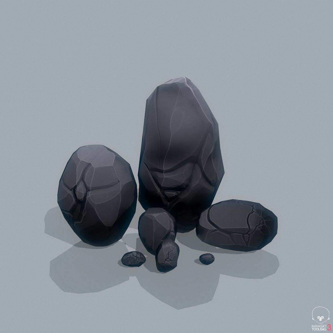 Stylized Rocks Model - TurboSquid 1545843