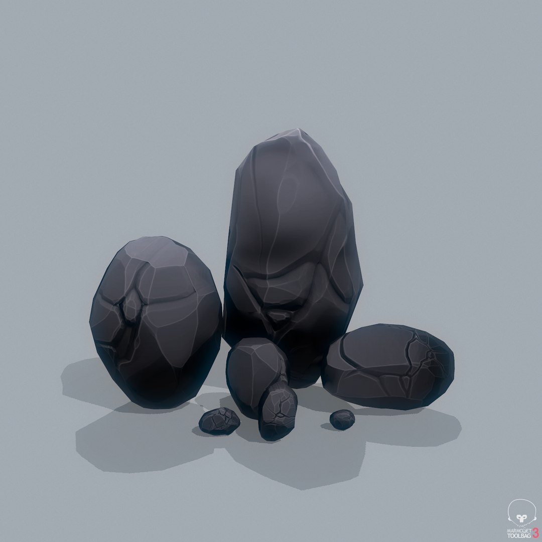 Stylized Rocks Model - TurboSquid 1545843