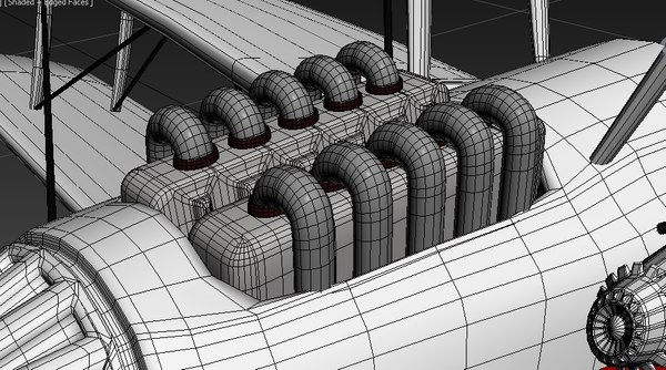 Classic aroplane aircraft 3D model - TurboSquid 1239627