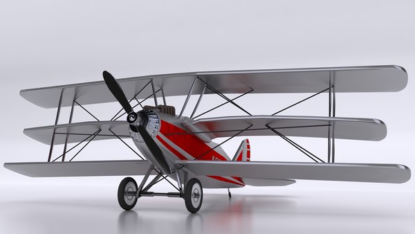 Classic aroplane aircraft 3D model - TurboSquid 1239627