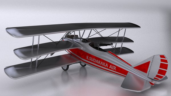 Classic aroplane aircraft 3D model - TurboSquid 1239627