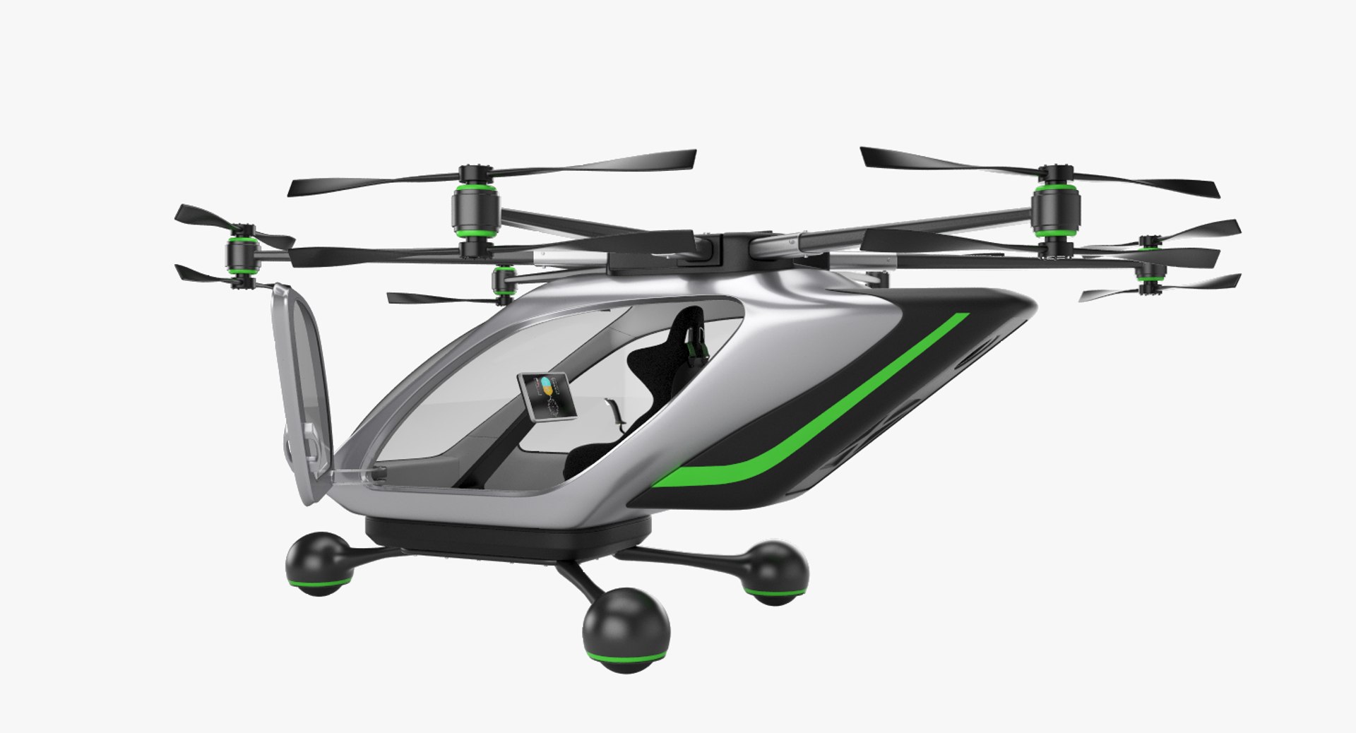 3D electric aircraft concept model - TurboSquid 1252507