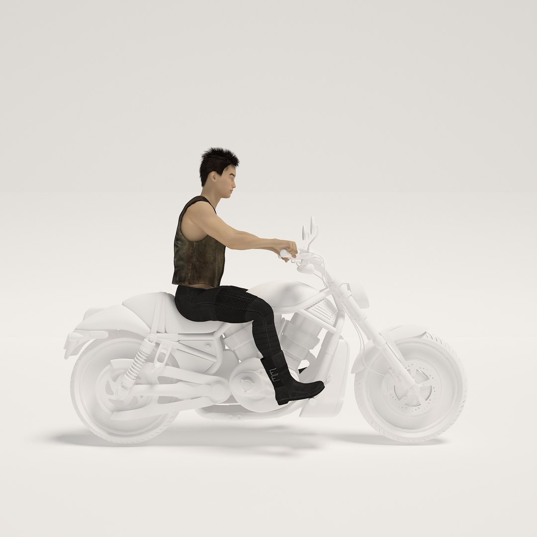 3D Model Biker Men - TurboSquid 1159466