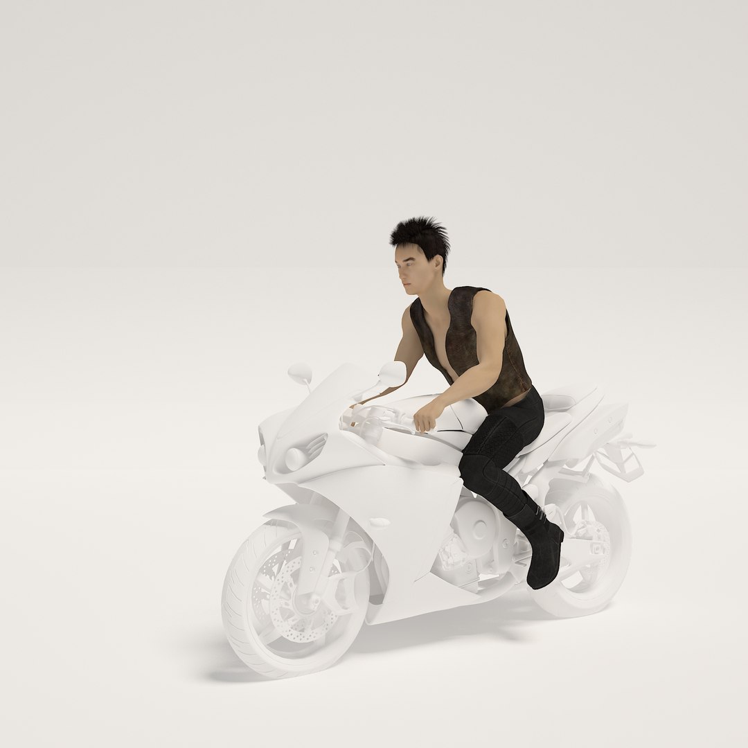 3D Model Biker Men - TurboSquid 1159466