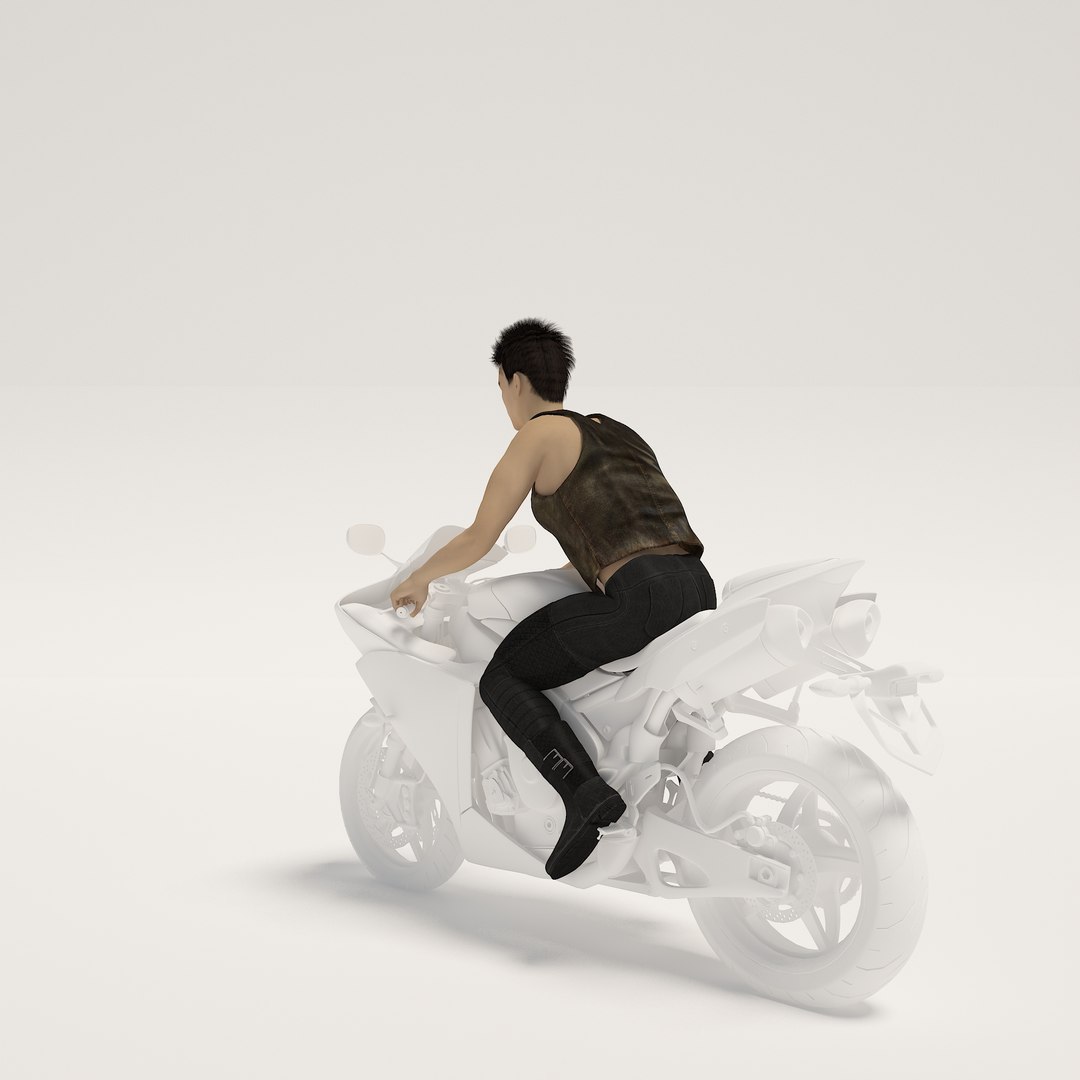 3D Model Biker Men - TurboSquid 1159466