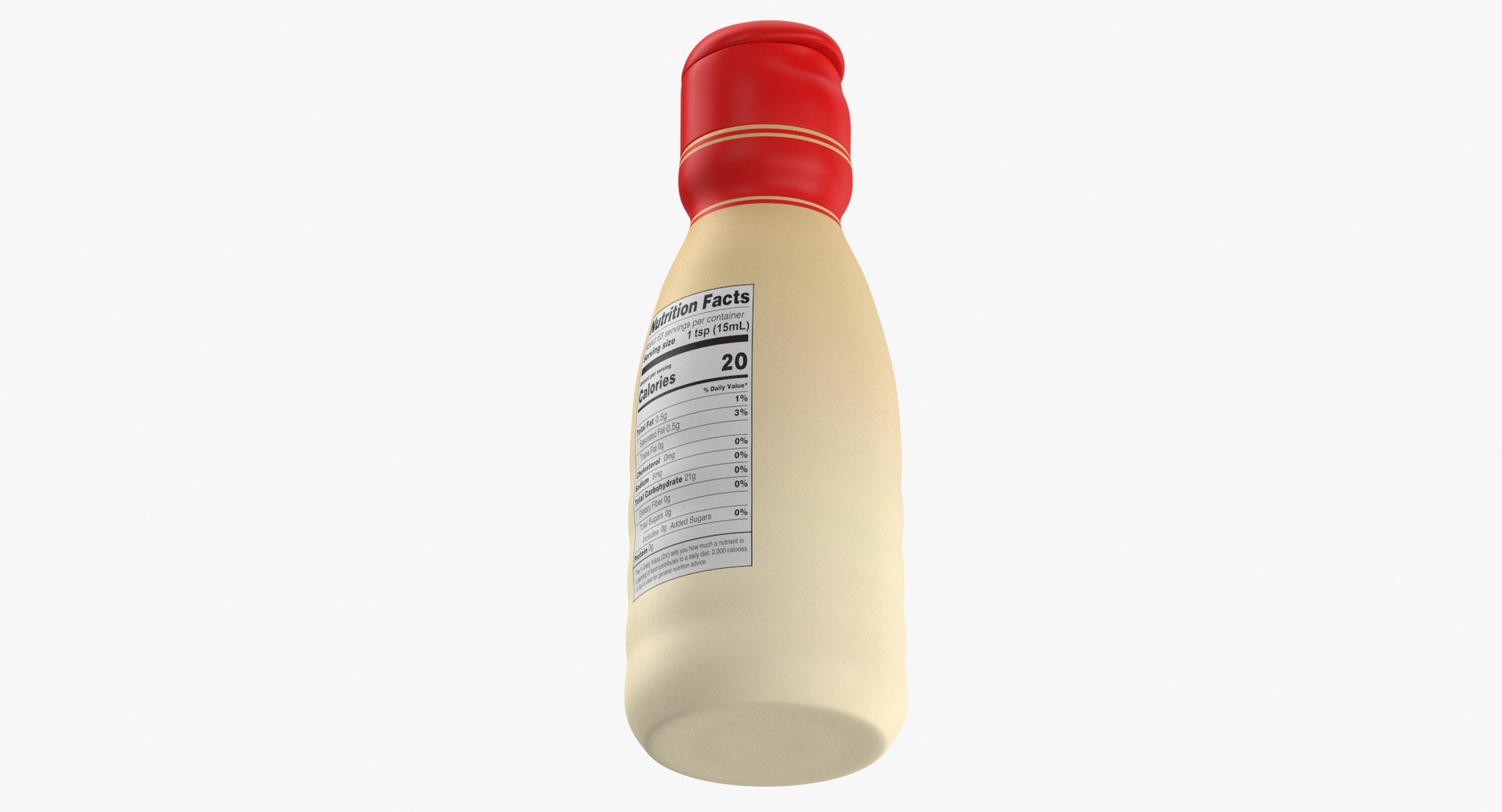 Coffee Creamer Liquid Generic Label 3D Model - TurboSquid 1991496