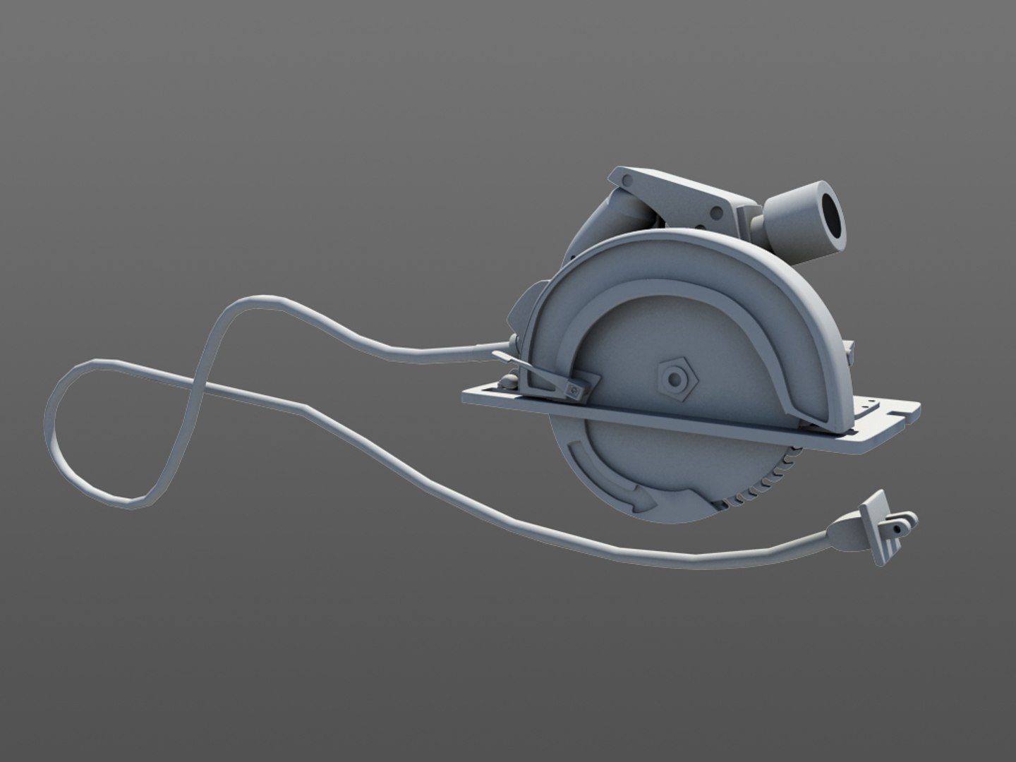 3d circular saw model