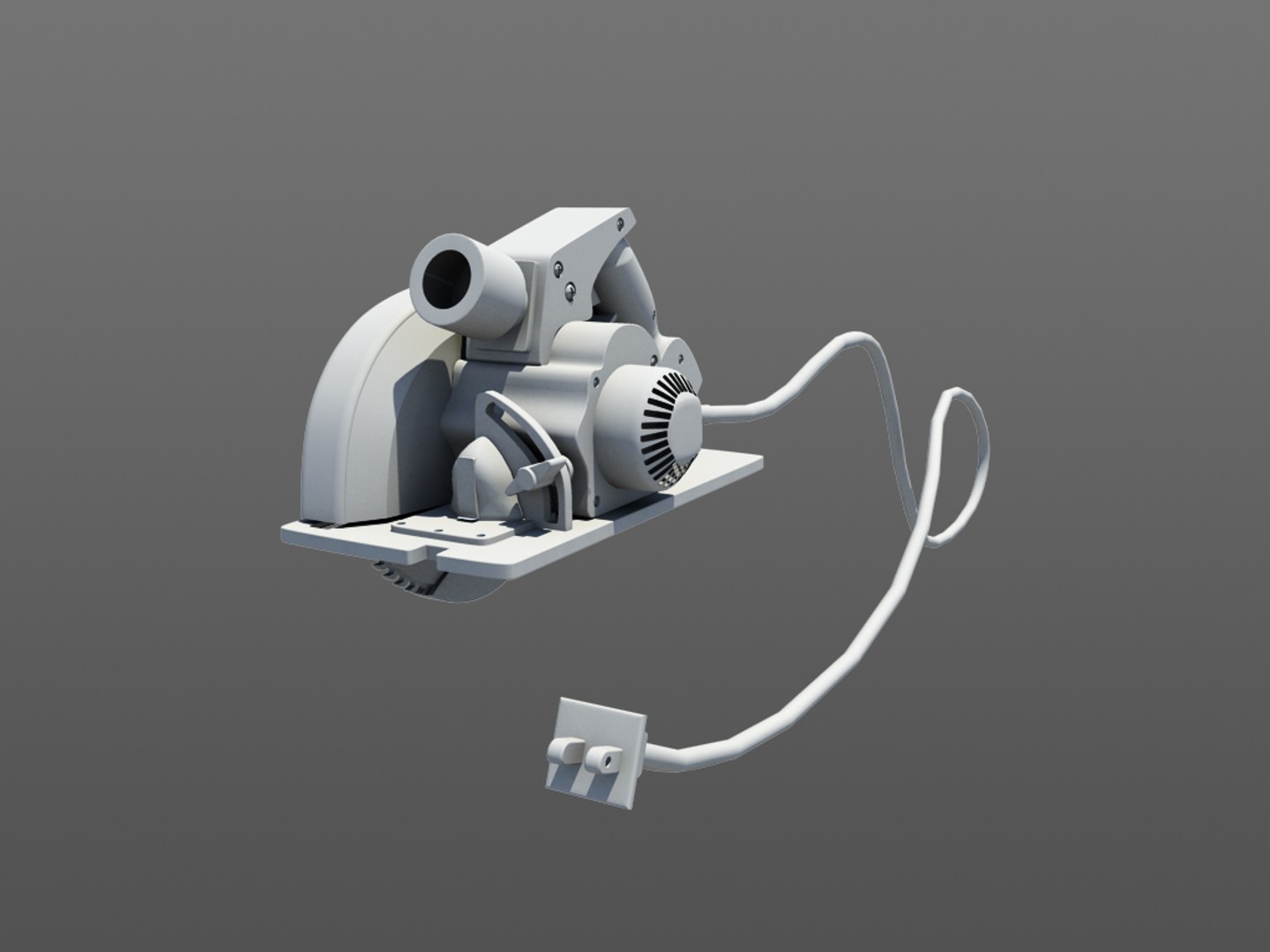 3d circular saw model