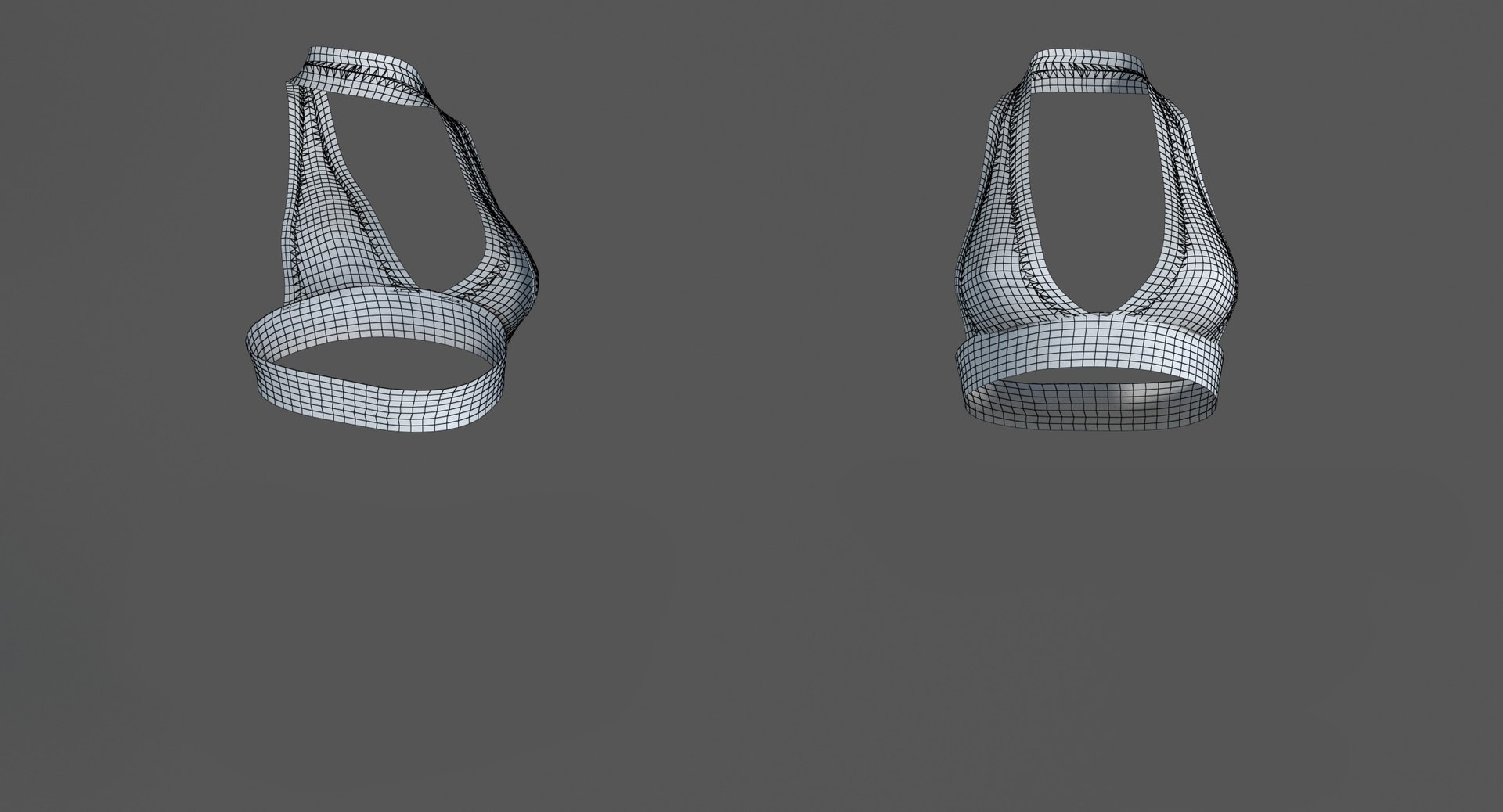 3D Lace Triangle Bra - TurboSquid 2146456