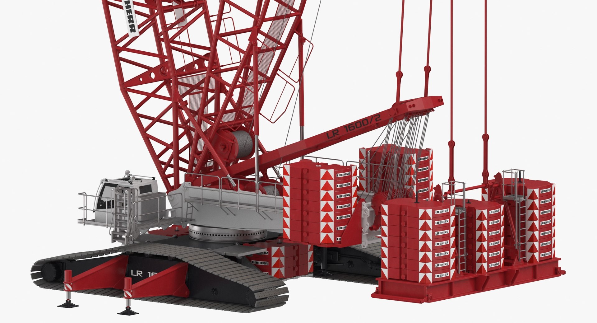 Liebherr lr 1600 2 model - TurboSquid 1711084