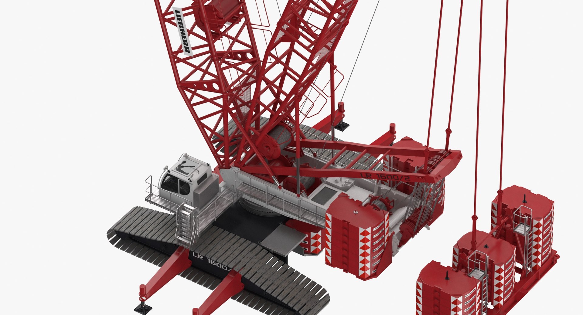 Liebherr lr 1600 2 model - TurboSquid 1711084