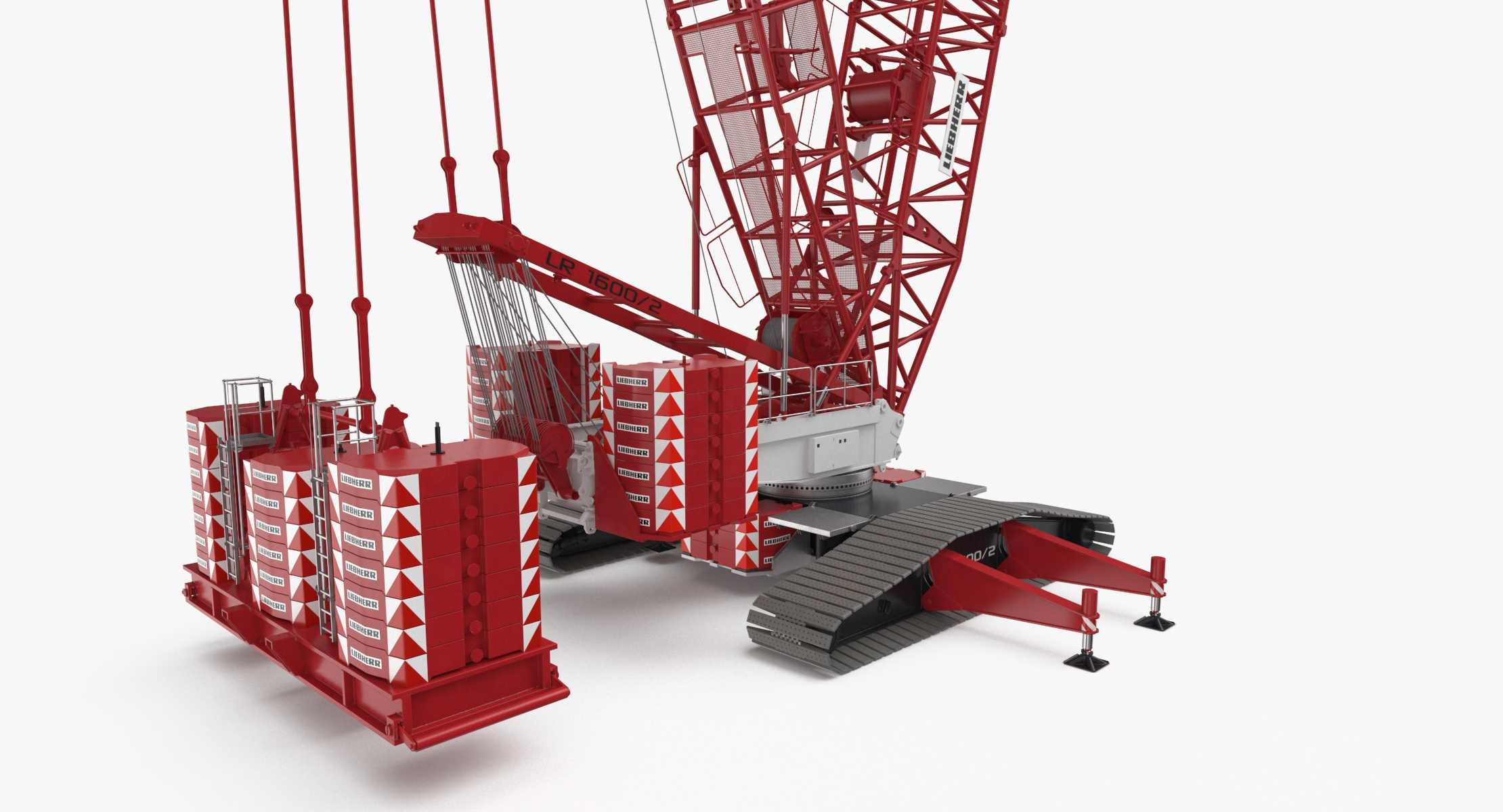 Liebherr lr 1600 2 model - TurboSquid 1711084