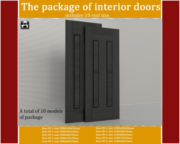 3d package interior doors model