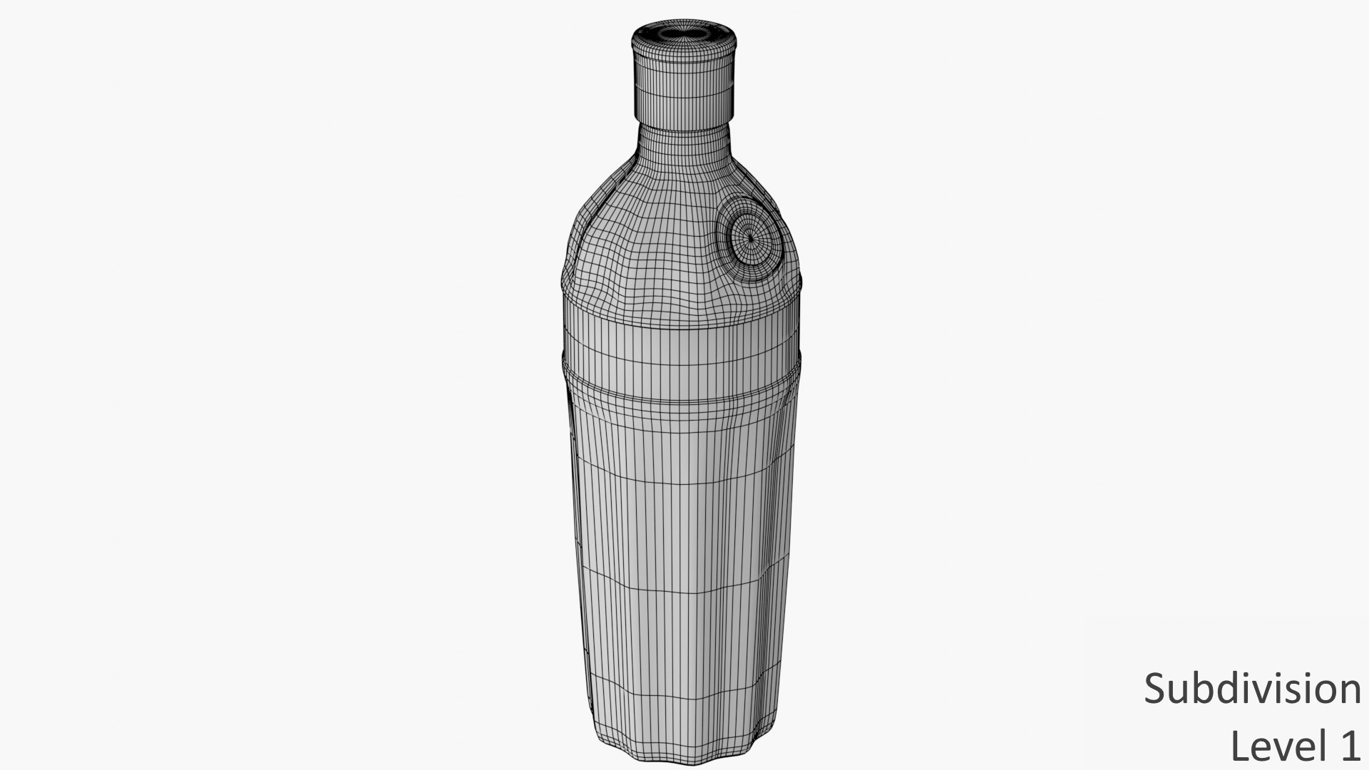 Realistic N10 Gin Bottle 3D Model - TurboSquid 1443032
