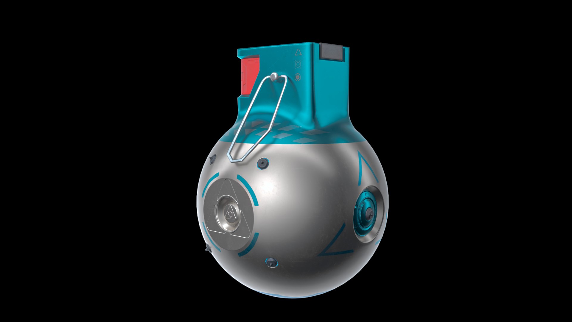 GRENADE SCIFI 3D Model - TurboSquid 2118589