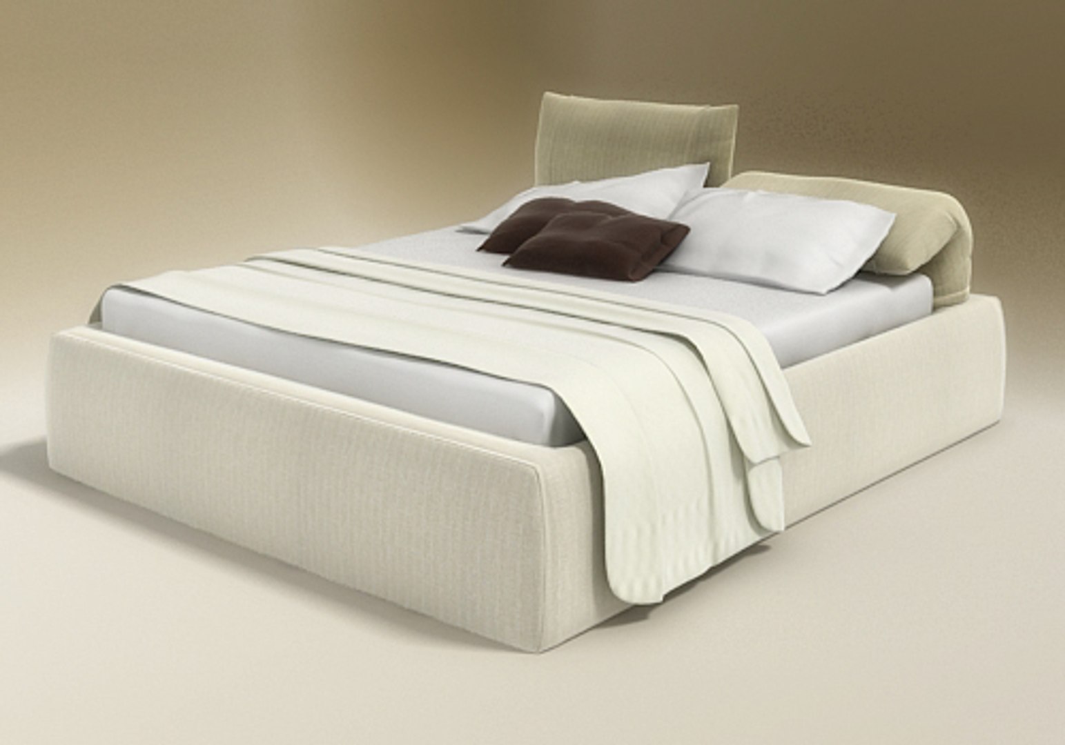 Bed 3D Model - TurboSquid 833597