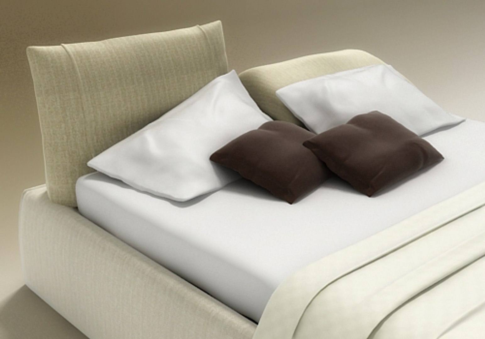 Bed 3D Model - TurboSquid 833597