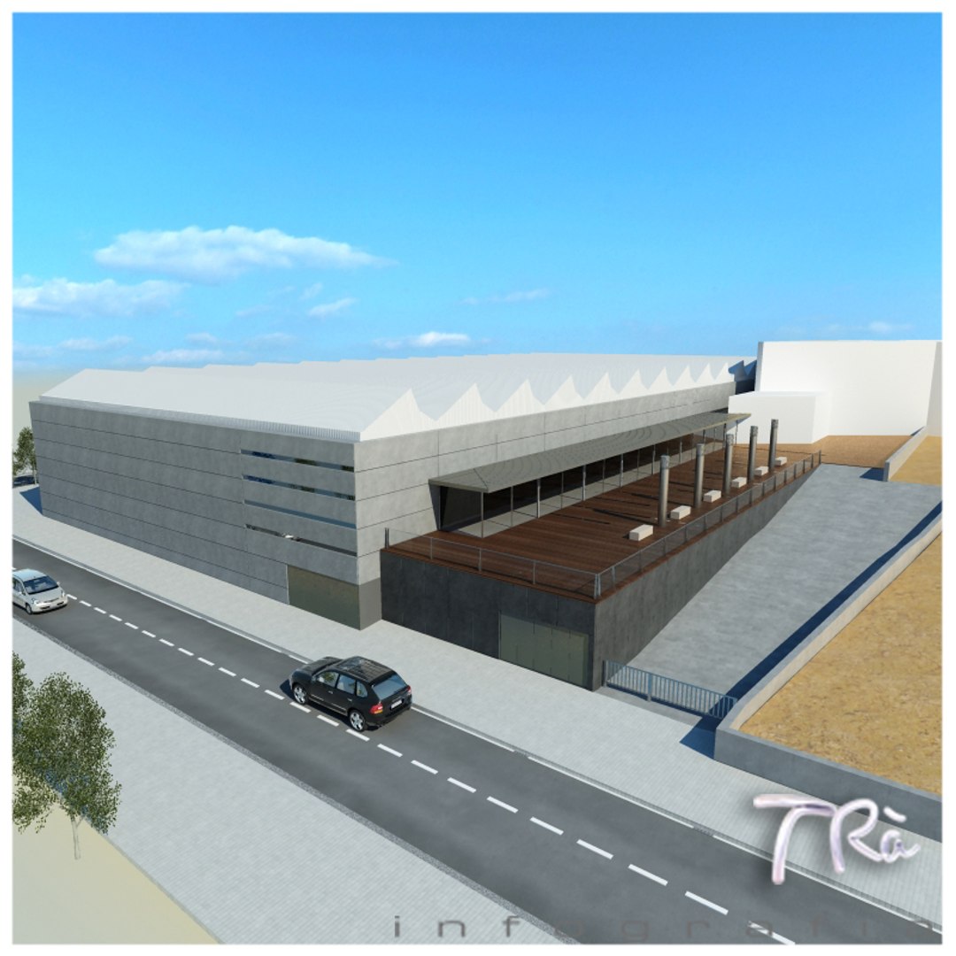 Sports Complex 3d Max