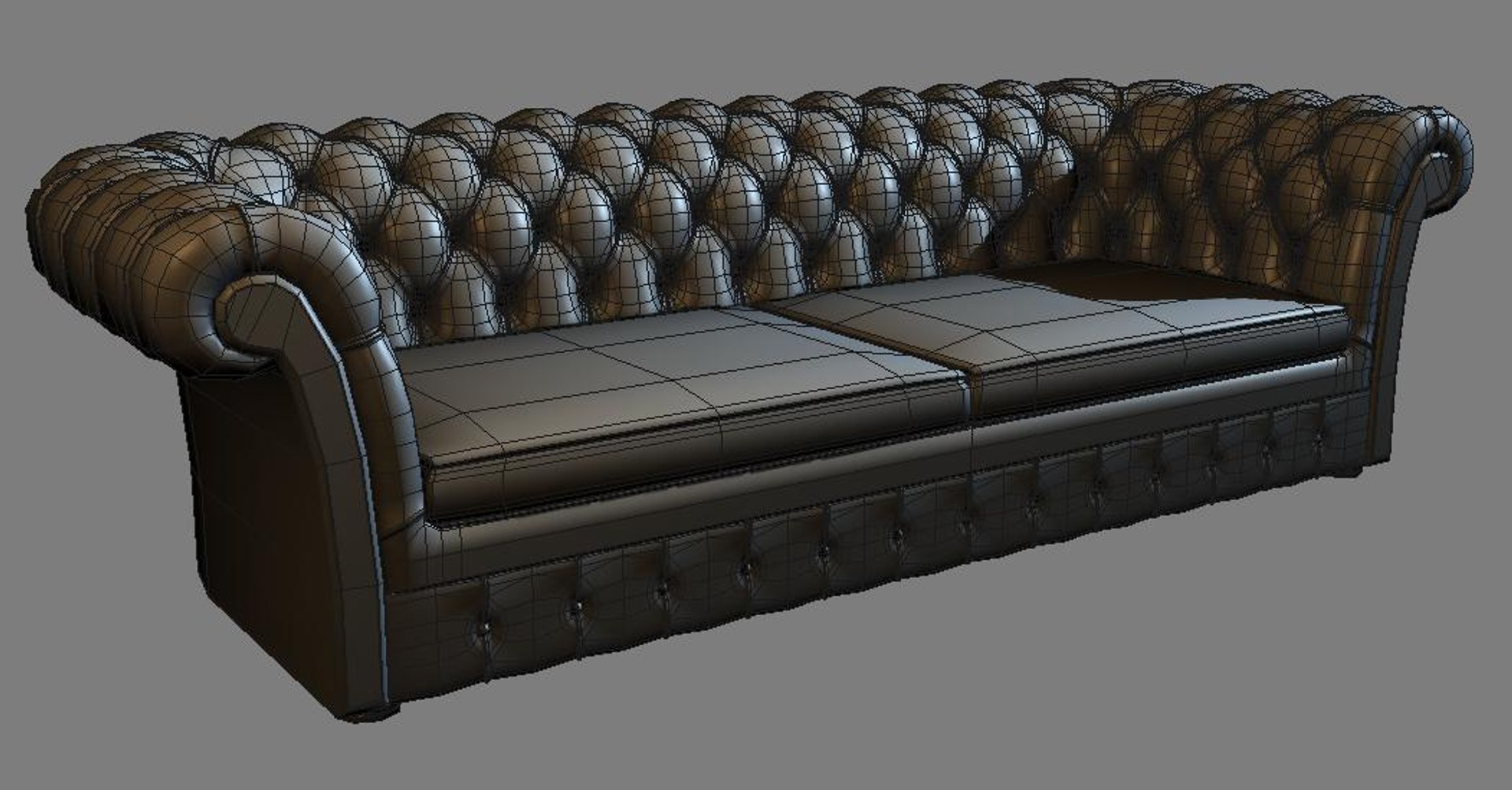 3d Max Baxter Casper Couch