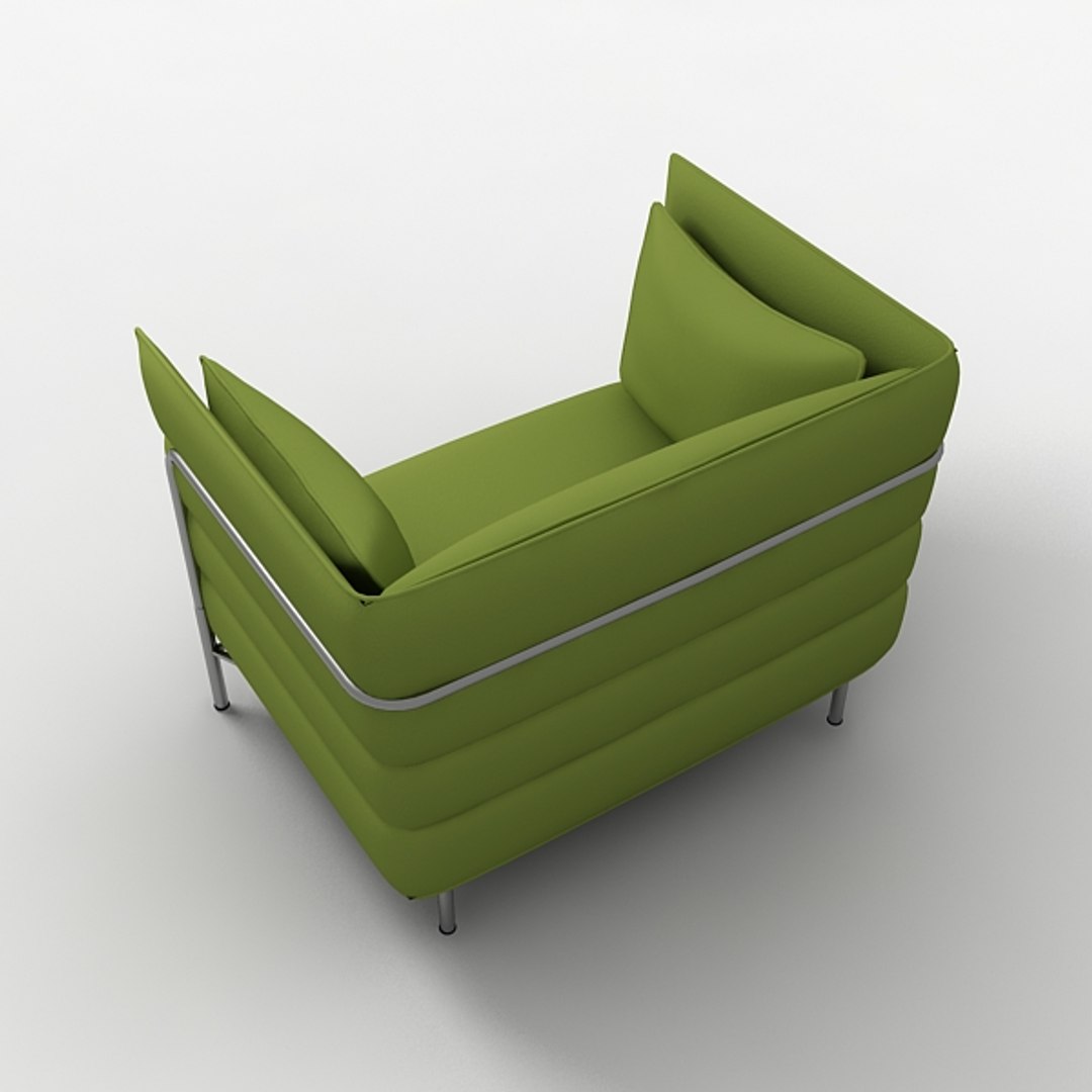 3d Model Vitra Alcove Chair