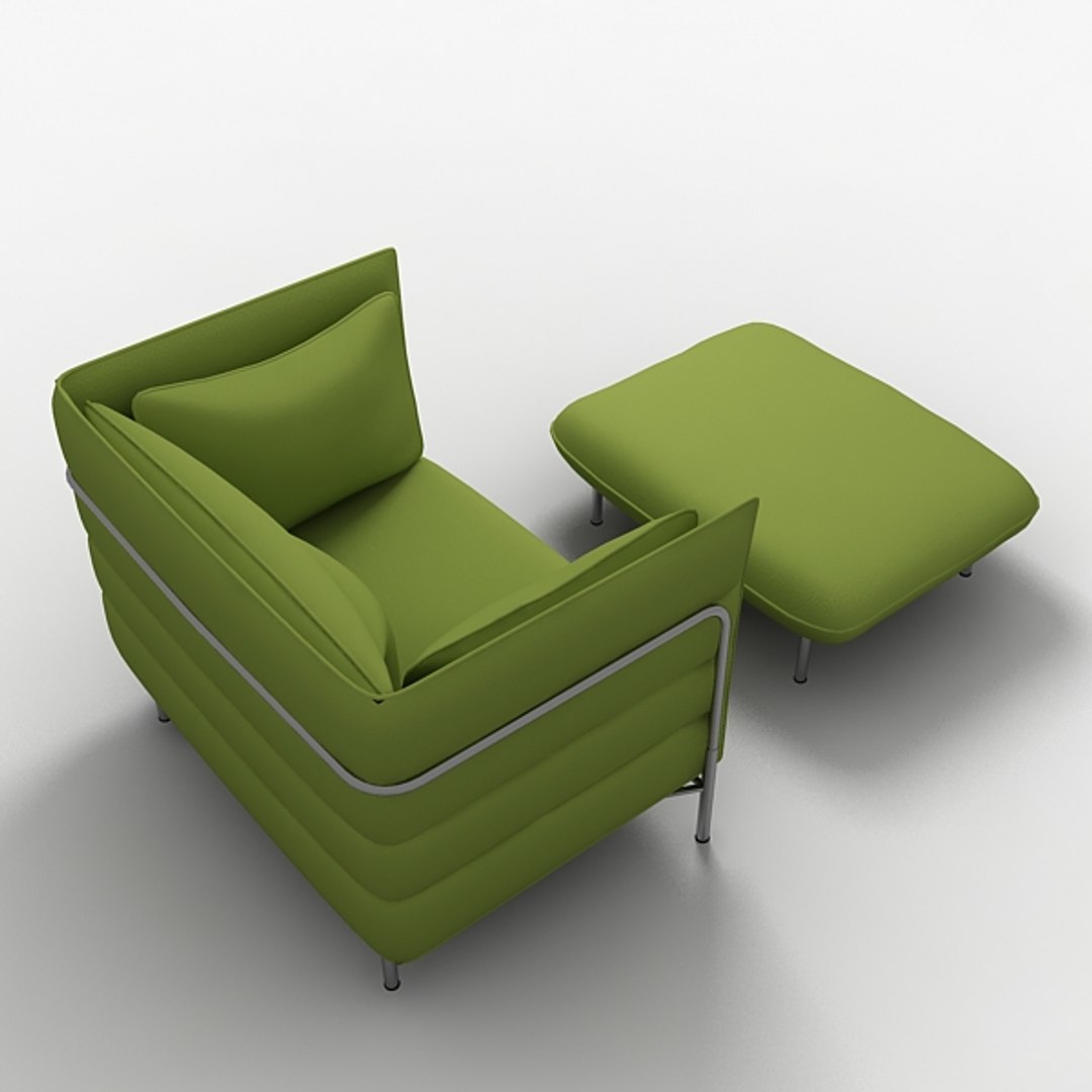 3d Model Vitra Alcove Chair